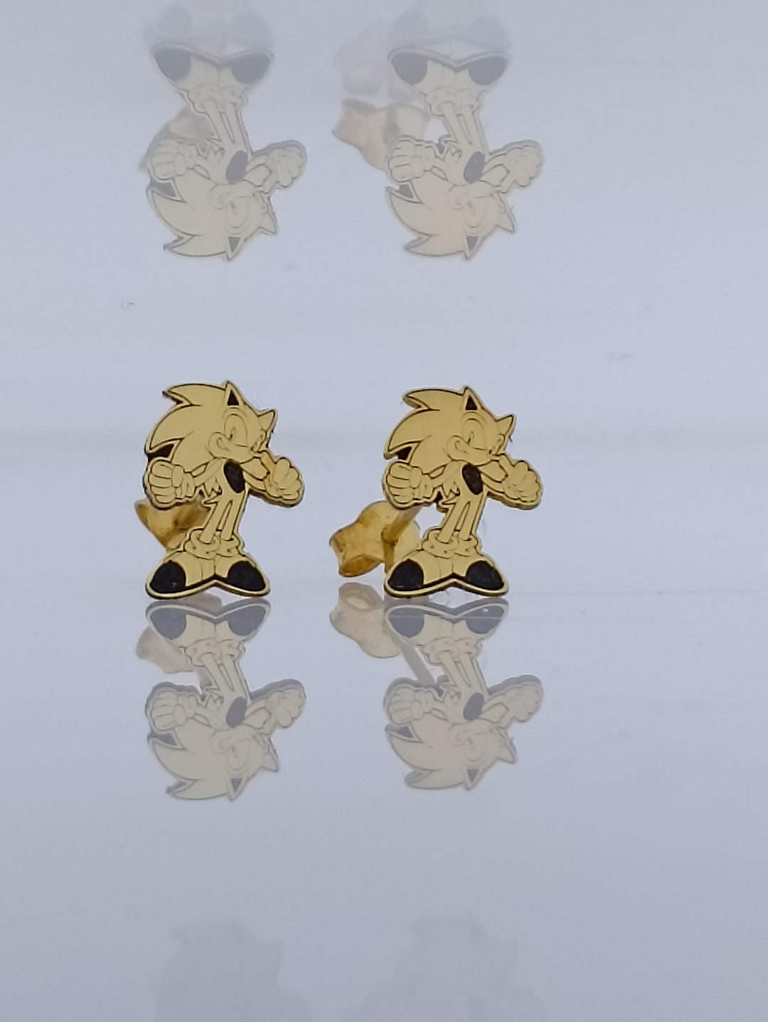 Silver Hedgehog Stud Earrings, Cartoon Earrings, Cartoon Jewelry ...