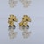 Silver Cartoon Stud Earrings, Cartoon Earrings, Cartoon Jewelry, Gift ...