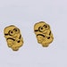 Silver Cartoon Stud Earrings, Cartoon Earrings, Cartoon Jewelry, Gift ...
