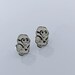 Silver Cartoon Stud Earrings, Cartoon Earrings, Cartoon Jewelry, Gift ...