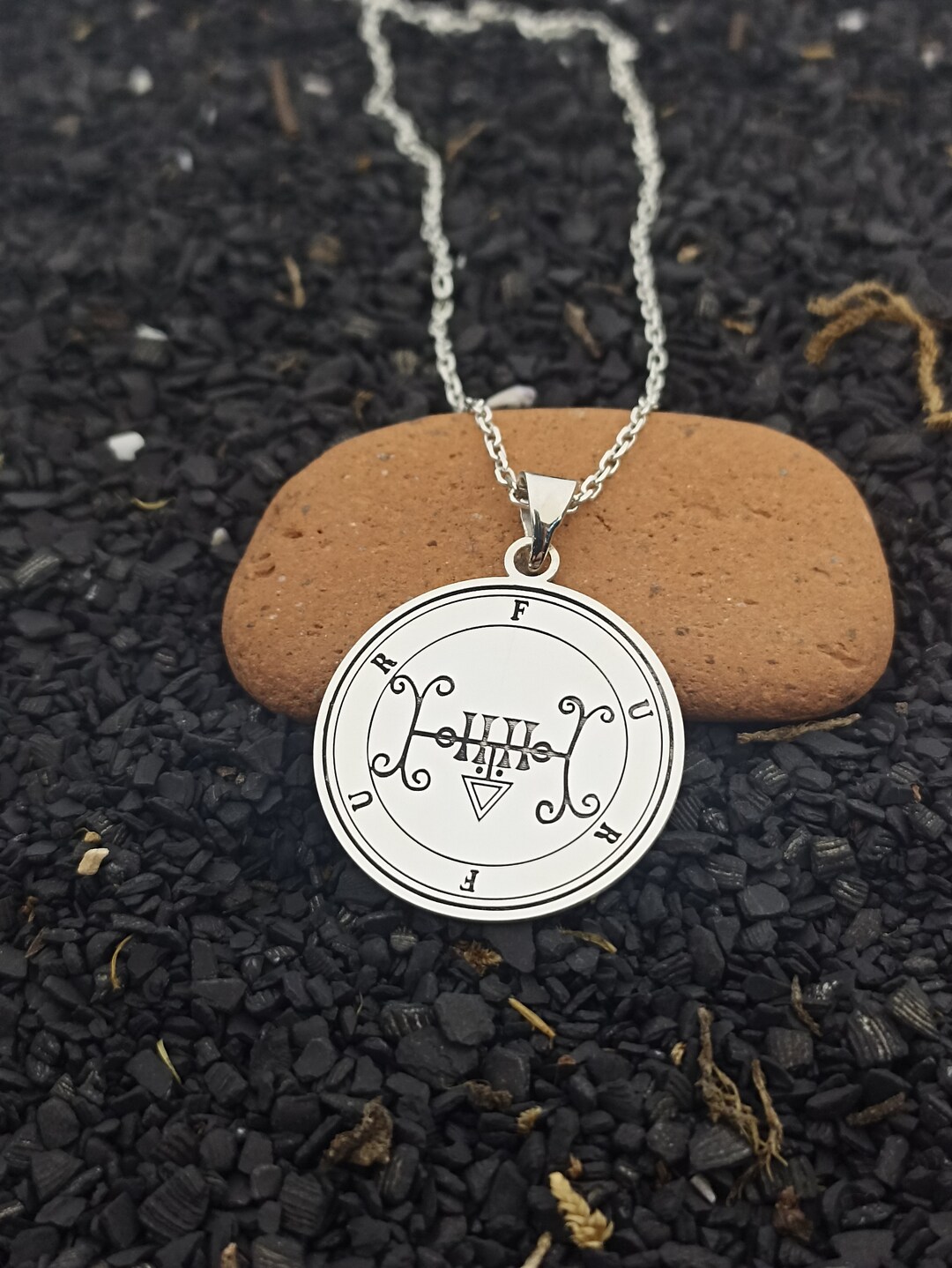 Sigil of Furfur Necklace Occult Demonolatry Demonic Daemonic Invocation Gothic Demonolatry Gift ...