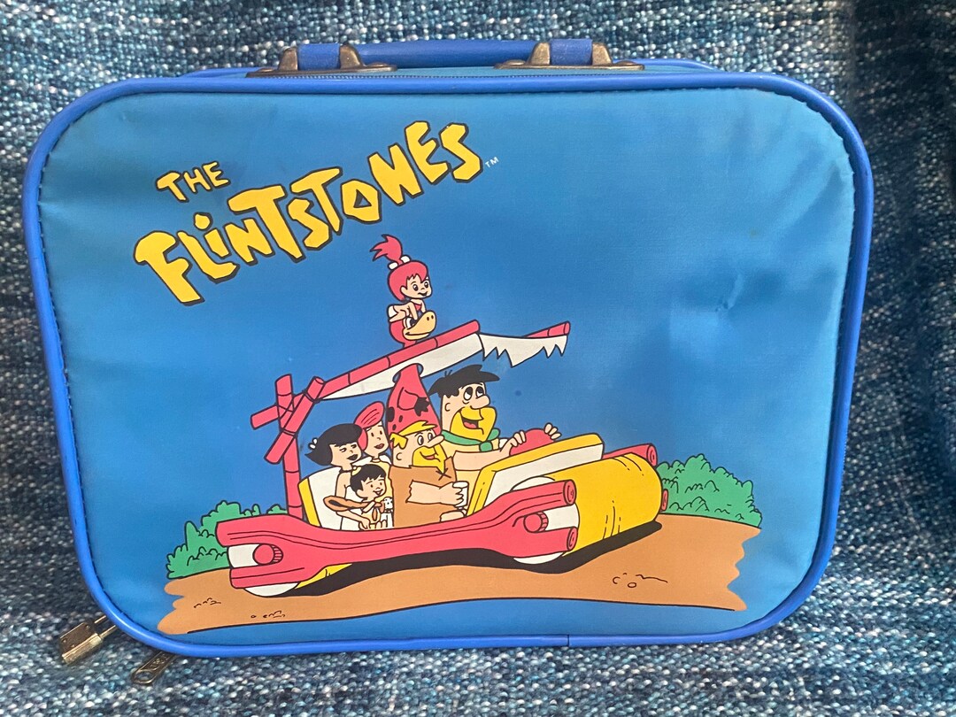 RARE! Vintage 90s the Flintstones Suit Case Vintage VGC Luggage Bag ...