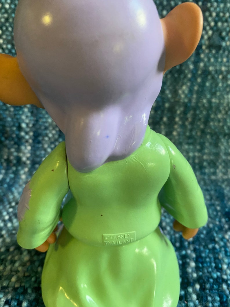 Retro Rubber Dopey Poseable Figure From Disney's Snow - Etsy