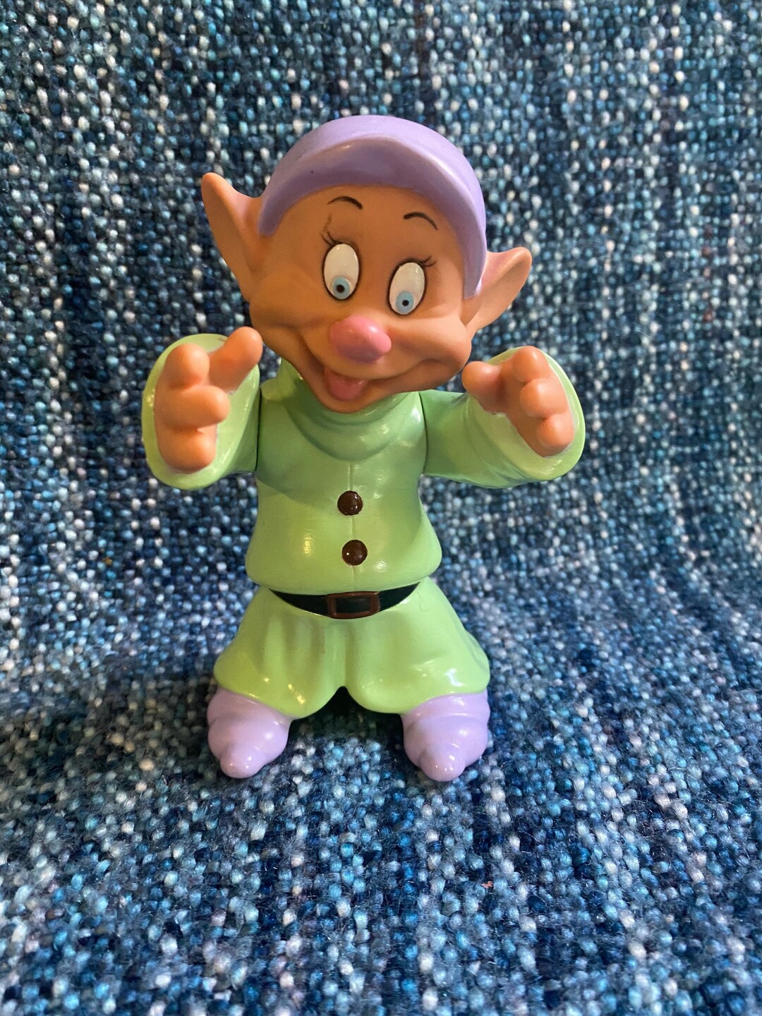 Retro Rubber Dopey Poseable Figure From Disney's Snow White & the Seven ...