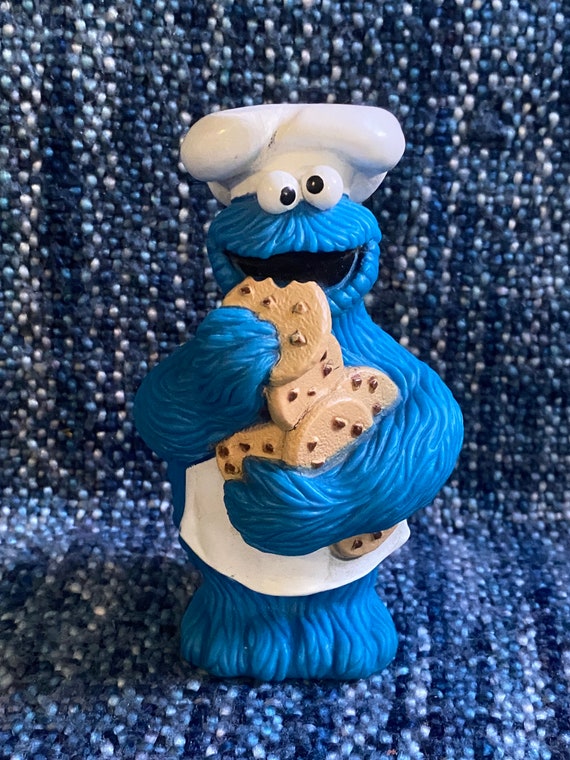 1970s Cookie Monster Chef Squeaky Squeaker Toy Playskool - Etsy