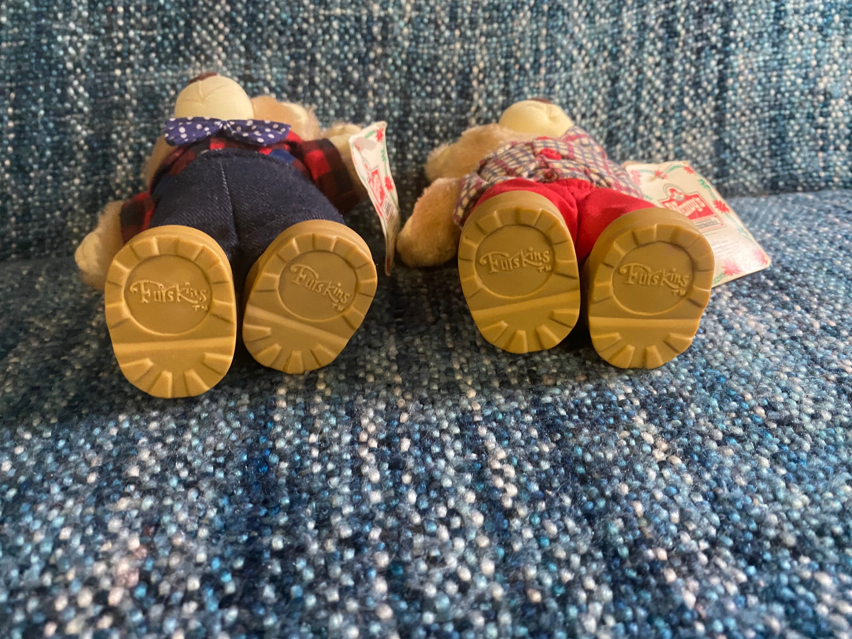 Vintage 1986 Wendy's FURSKINS TEDDY BEAR 7 Inch - Wendy Boone & Farrell Pair - - Etsy