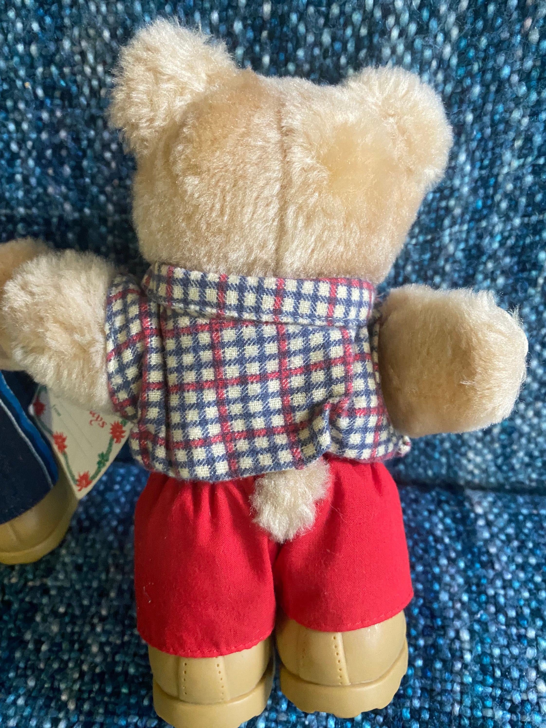 Vintage 1986 Wendy's FURSKINS TEDDY BEAR 7 Inch - Wendy Boone & Farrell Pair - - Etsy