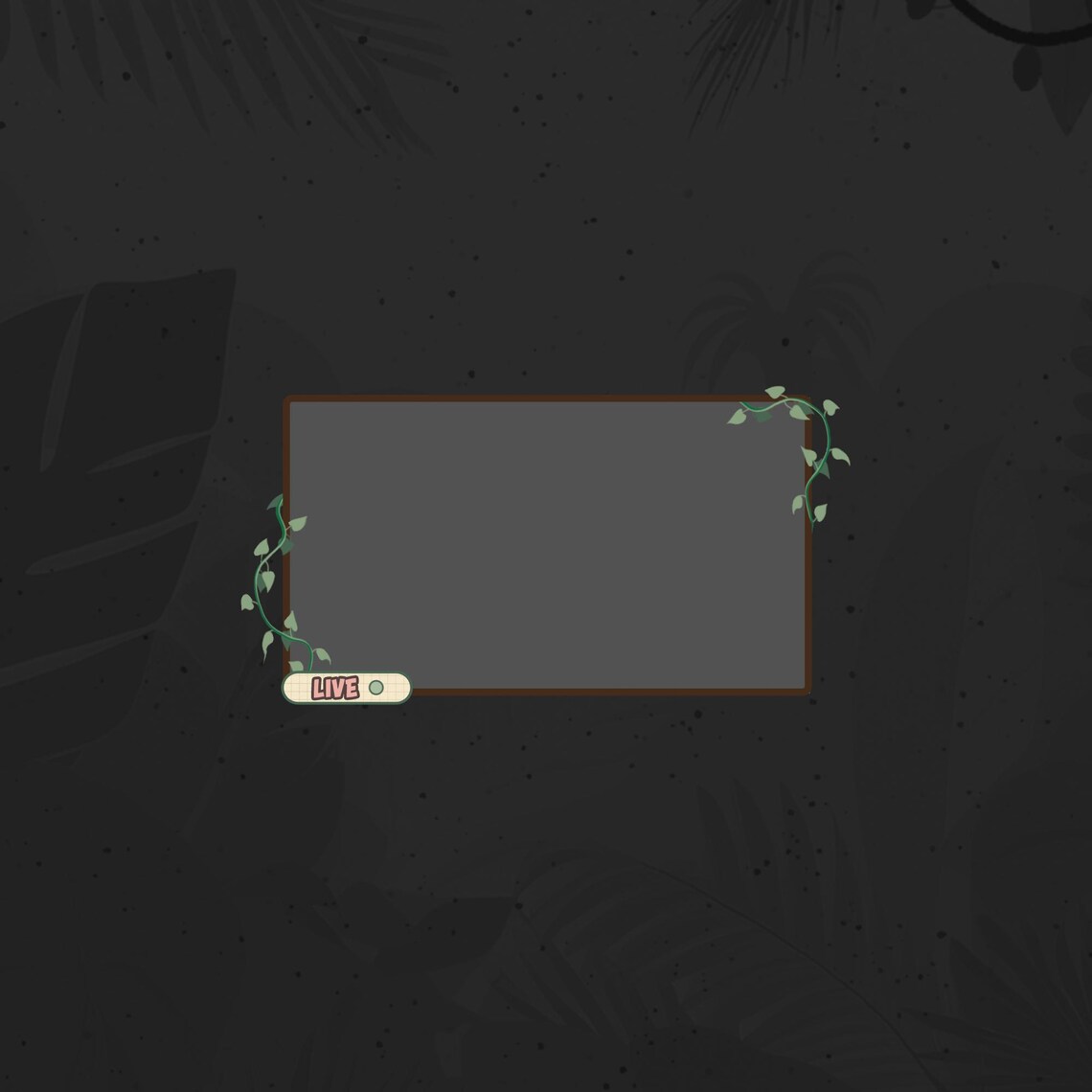Monkey Twitch Stream Overlay Package: Jungle Theme (digital Download ...