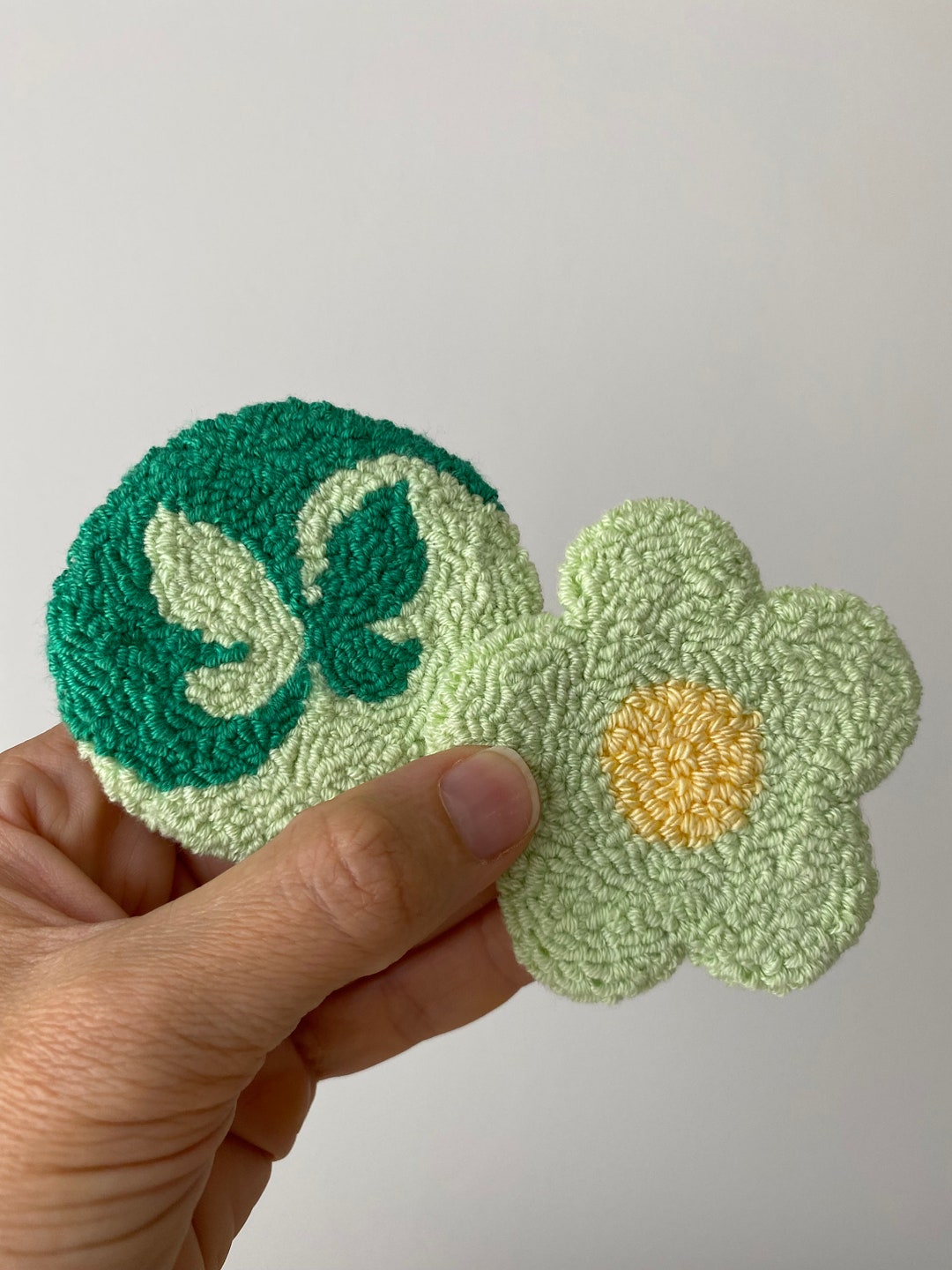 Car Coasters, Punch Needle Handmade Coaster, Gift for Her, New Car Gift ...