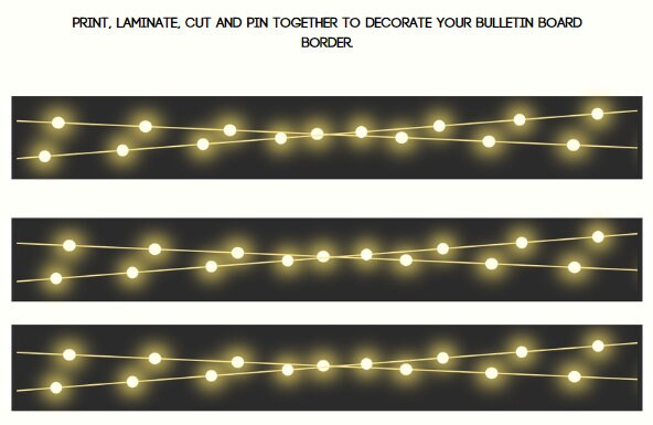 2024 Bulletin Board Strip New Year Theme - Etsy