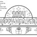 Printable New Year Hat 2024 - Etsy