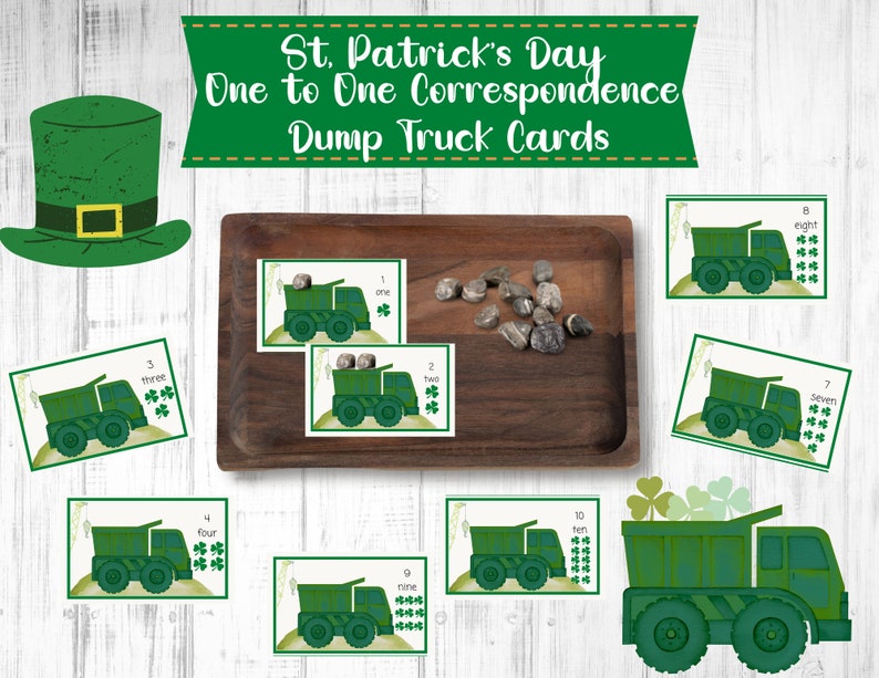 St. Patrick's Day Construction Cards, St. Patrick's Day Preschool ...