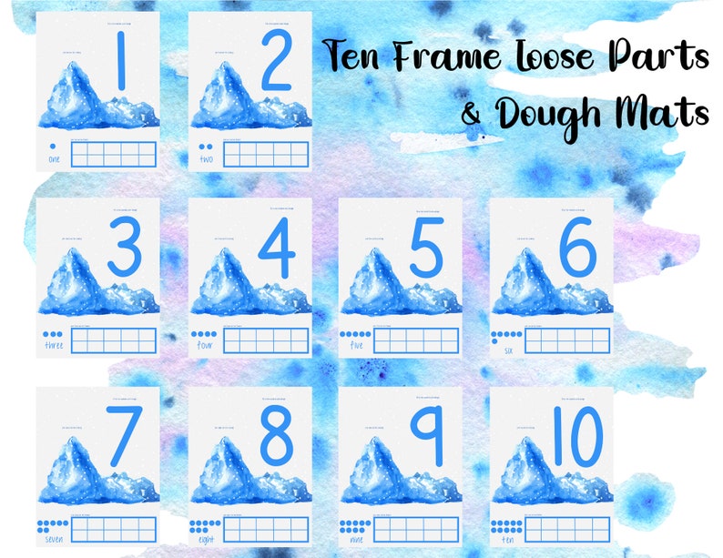 Number Arctic Homeschool & Preschool Bundle | Number Cards | Counting ...