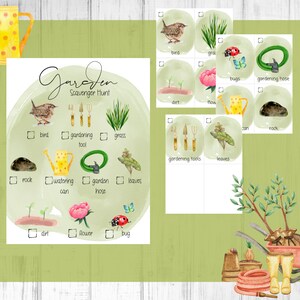 Preschool Garden Printable Bundle, Homeschool Garden Printable, Garden ...
