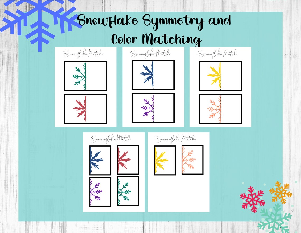 Snow Globe & Snowflake Preschool Bundle, Winter Homeschool Printable ...