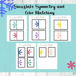 Snow Globe & Snowflake Preschool Bundle, Winter Homeschool Printable ...