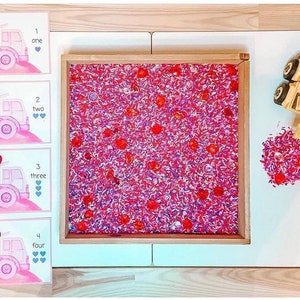 Valentine Construction Cards, Valentine Printable Activity, Counting ...