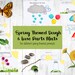 Spring Printable Mats, Play Dough Mats, Loose Parts Play, Spring ...