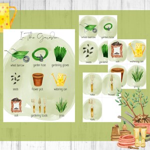 Preschool Garden Printable Bundle, Homeschool Garden Printable, Garden ...