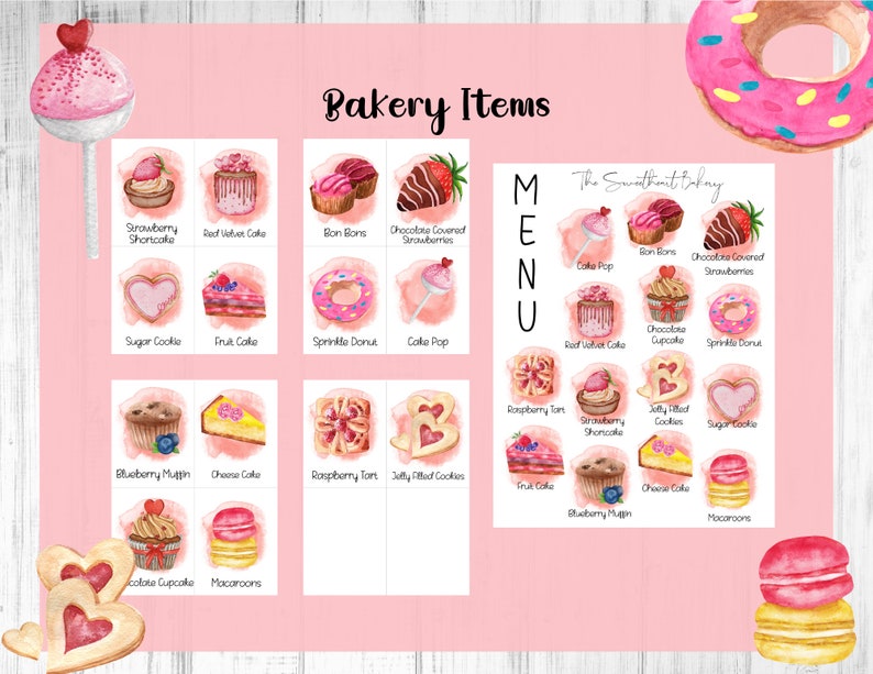 The Sweetheart Bakery, Loose Parts Play, Pretned Play Shop, Pretend ...