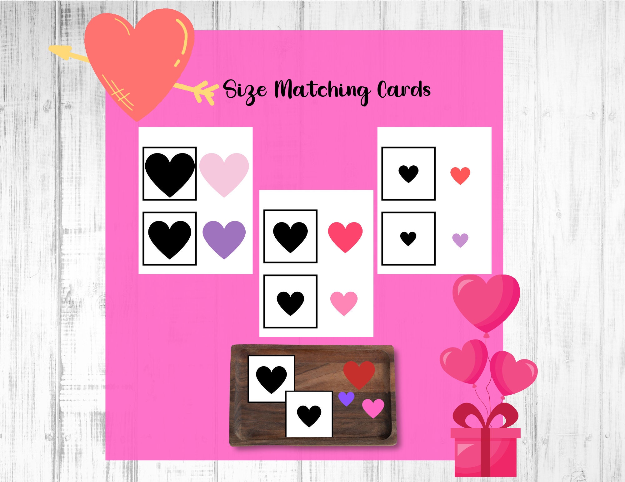 Valentine's Day Printables, Montessori Inspired, Montessori Tray ...