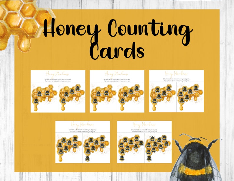 Preschool Bee Printable, Bee Homeschool Printable, Letter Match ...