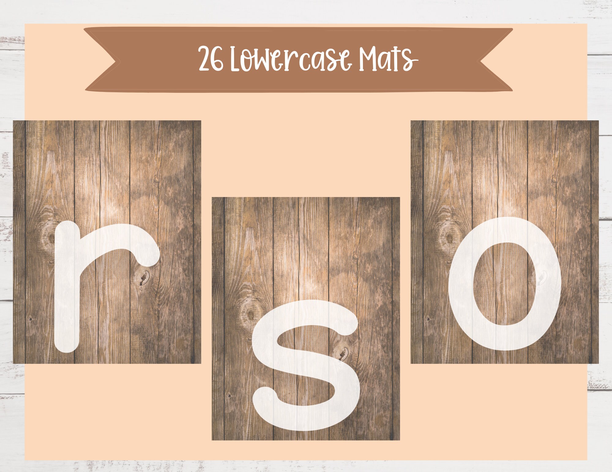 Loose Parts Alphabet Mats, Alphabet Dough Mats, Loose Parts Play ...