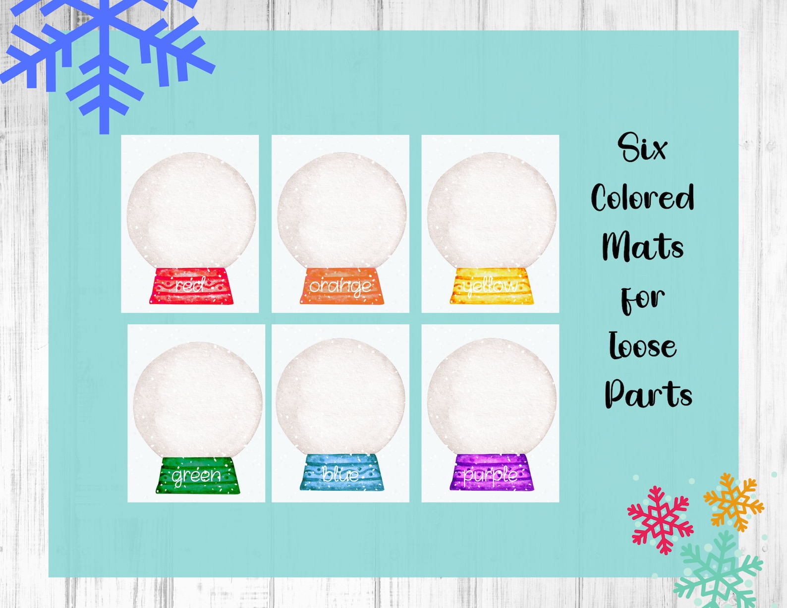 Snow Globe & Snowflake Preschool Bundle, Winter Homeschool Printable ...