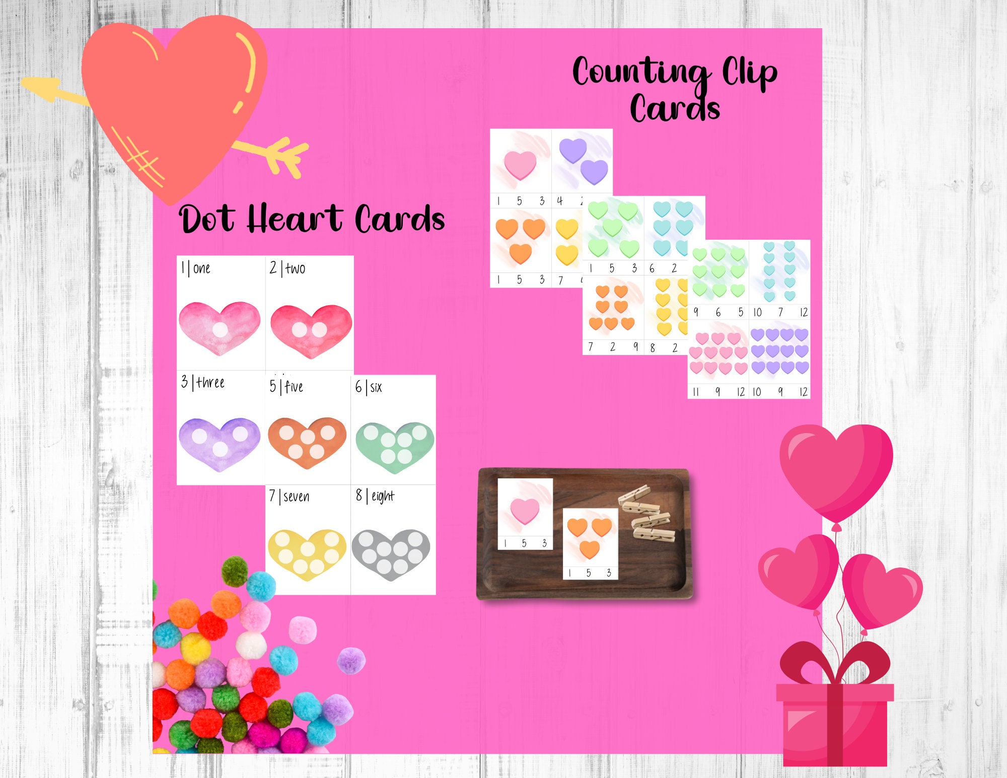 Valentine's Day Printables, Montessori Inspired, Montessori Tray ...