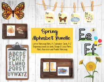 Garden Playdough Mat Printable Spring Plants Activity - Etsy