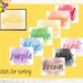 Color Decor Classroom, Printable Bundle, Color Posters, Preschool Color ...
