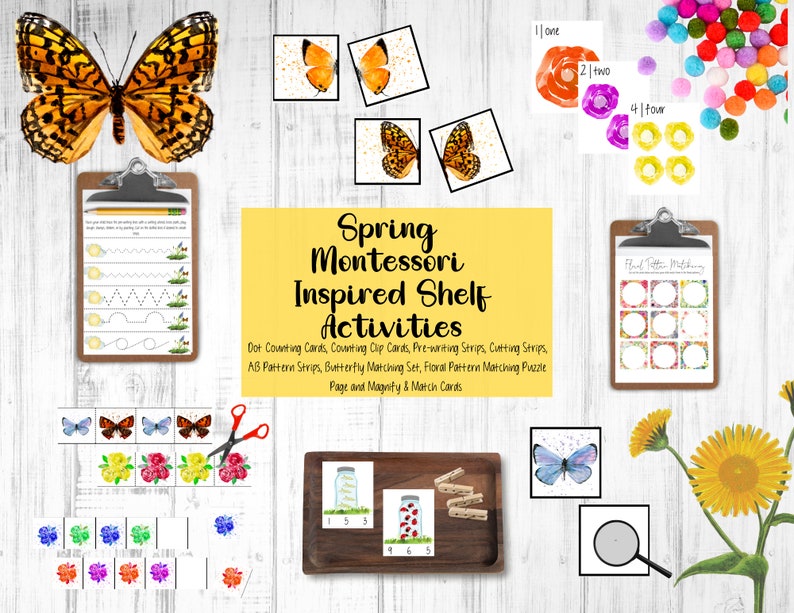 Spring Montessori Printables, Spring Montessori, Montessori Worksheets ...