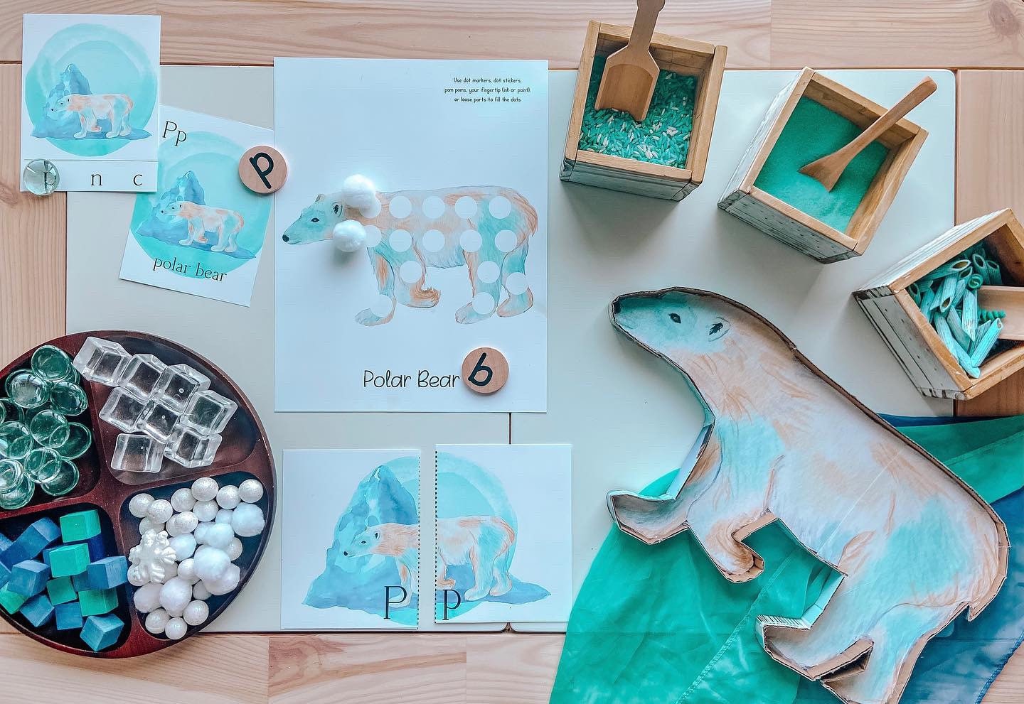 Arctic Homeschool Preschool Bundlle, Arctic Printable Activity ...