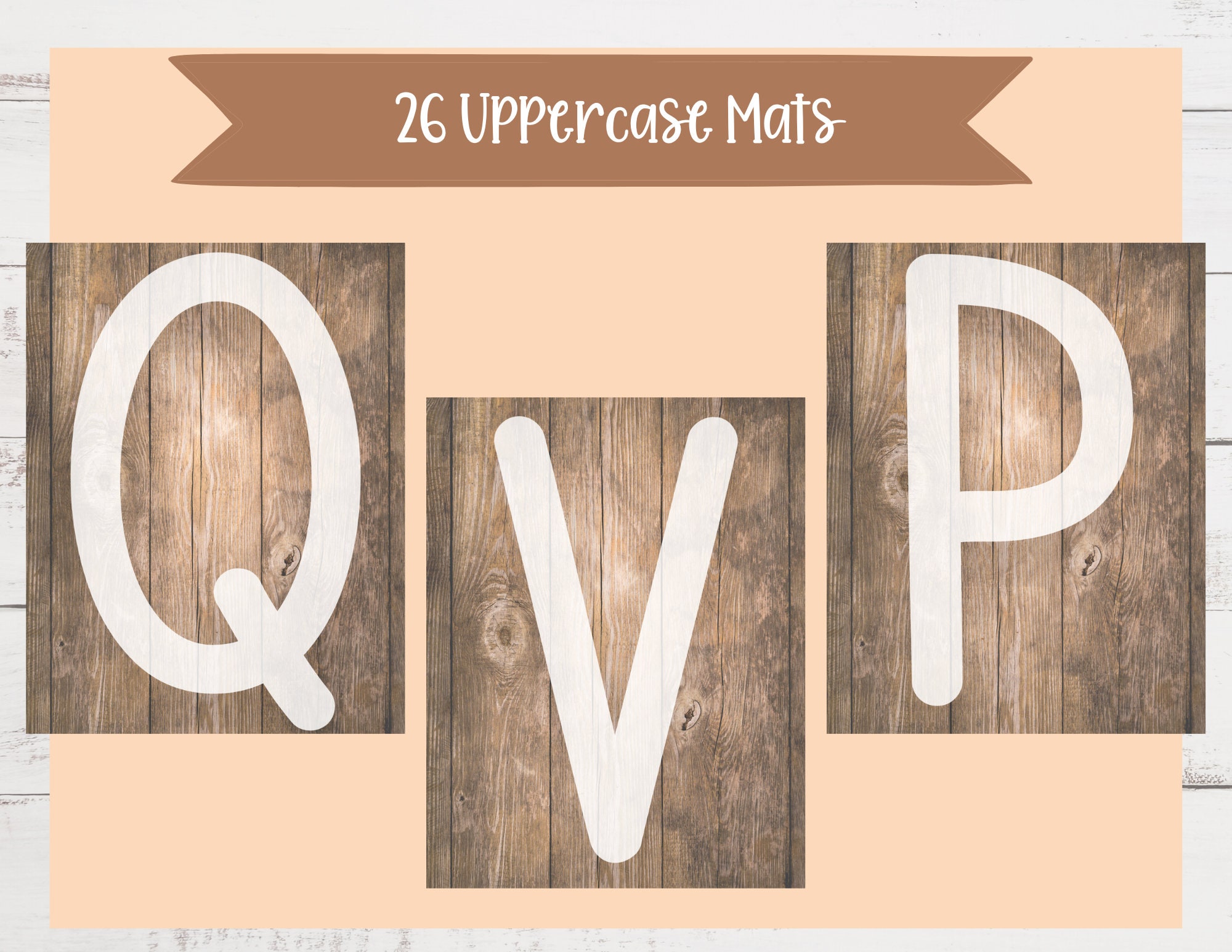 Loose Parts Alphabet Mats, Alphabet Dough Mats, Loose Parts Play ...