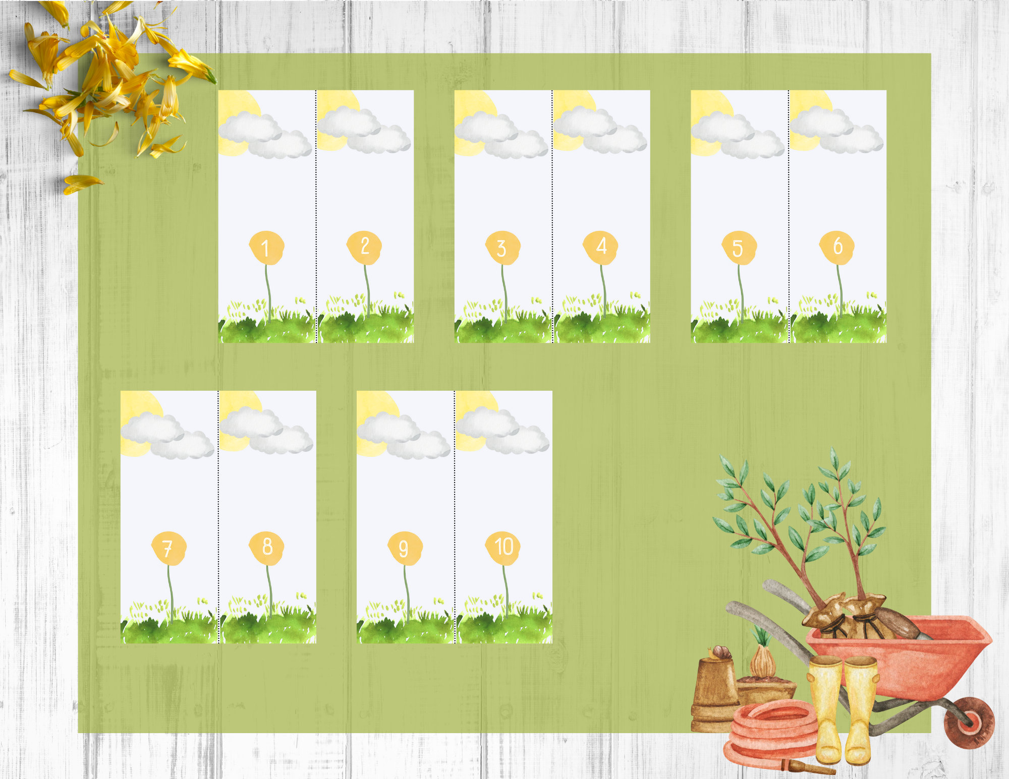 Preschool Garden Printable Bundle, Homeschool Garden Printable, Garden ...