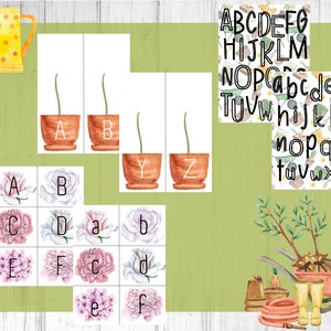 Preschool Garden Printable Bundle, Homeschool Garden Printable, Garden ...