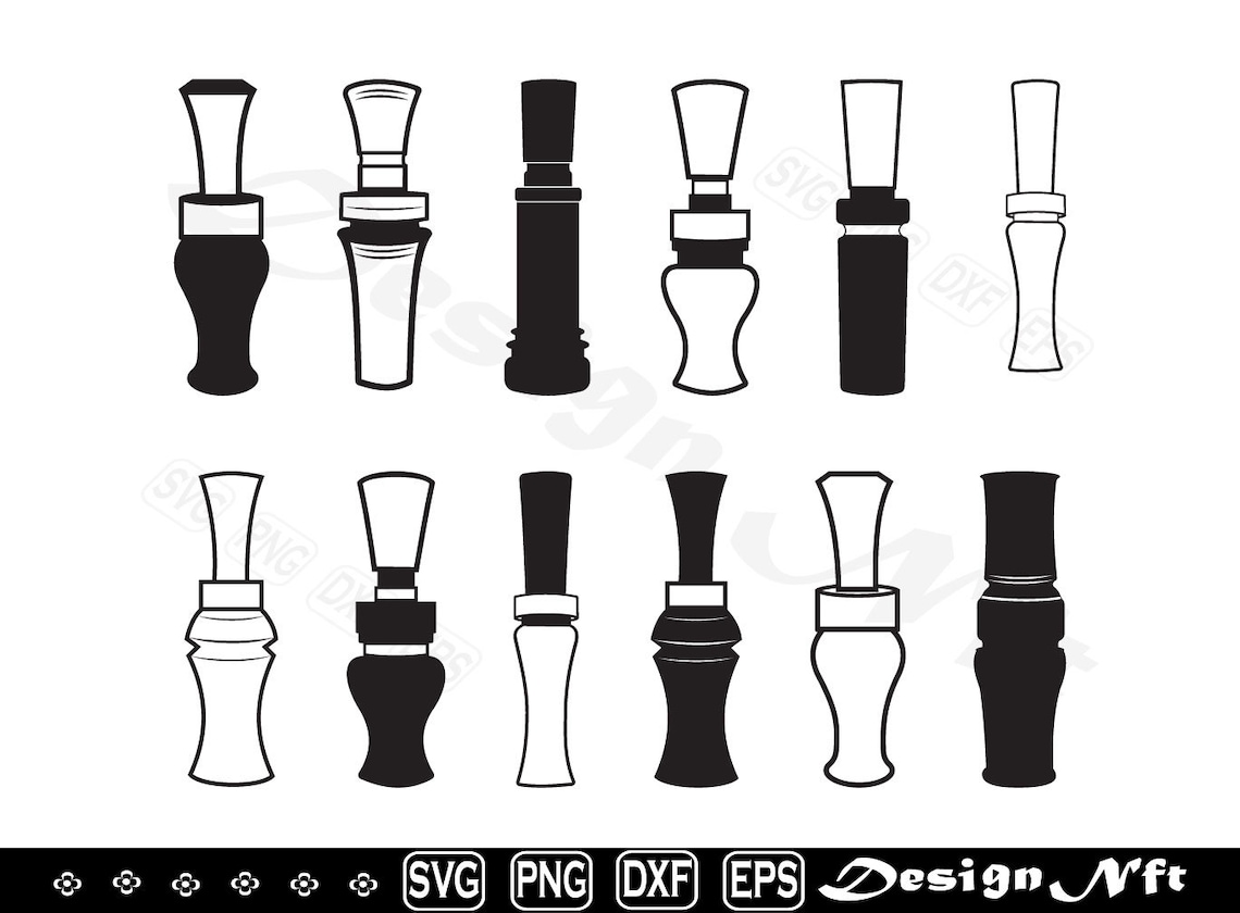 Duck Call SVG, Duck Clipart, Call Cut Files for Silhouette, Files for ...