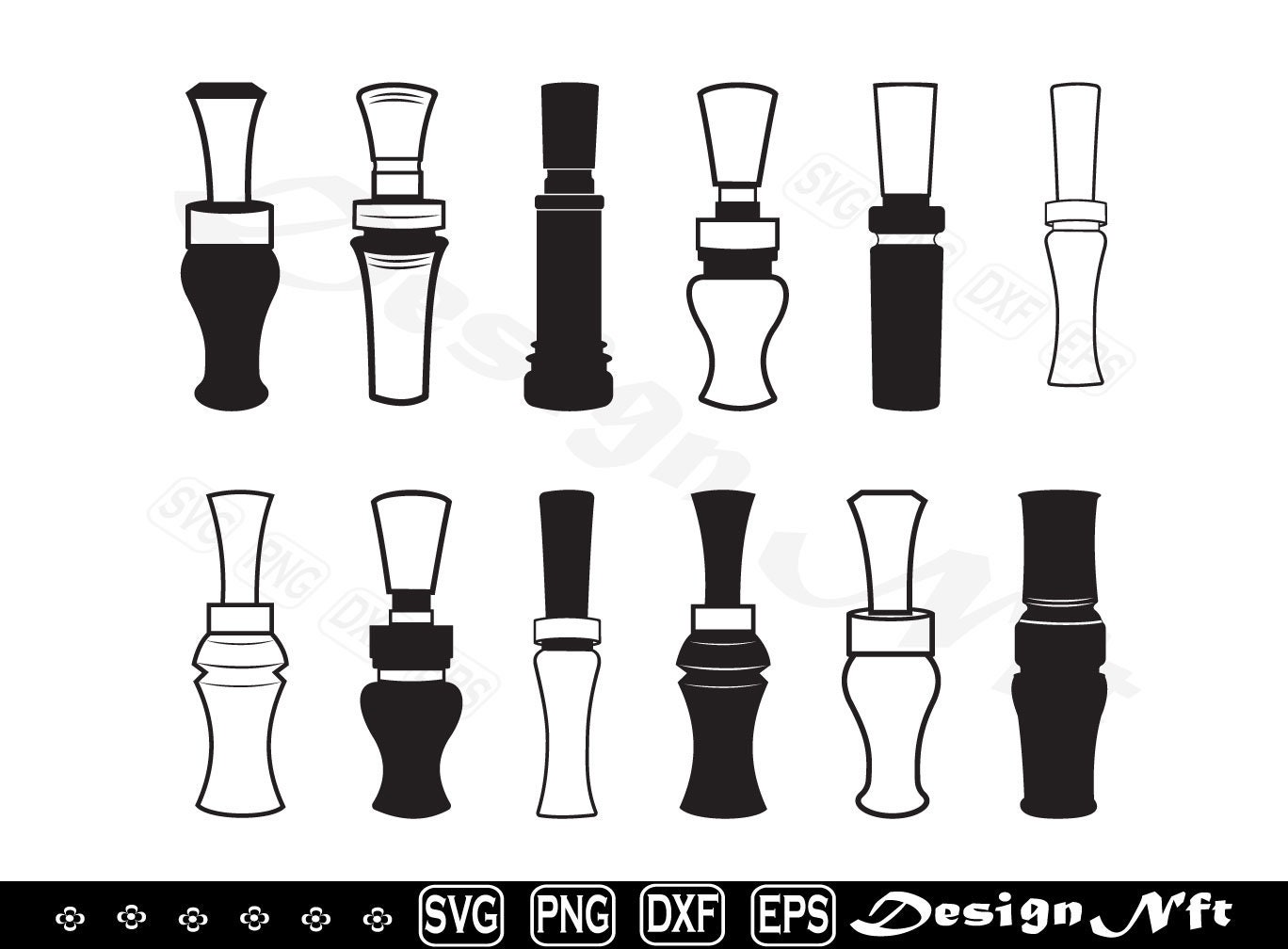 Duck Call SVG, Duck Clipart, Call Cut Files for Silhouette, Files for ...
