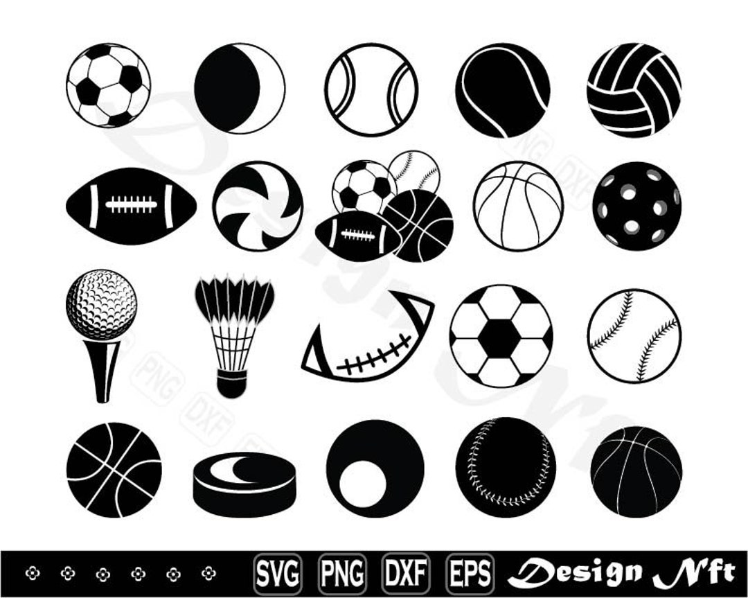 Sports Svg, Clipart, Cut Files for Silhouette, Files for Cricut, Vector ...