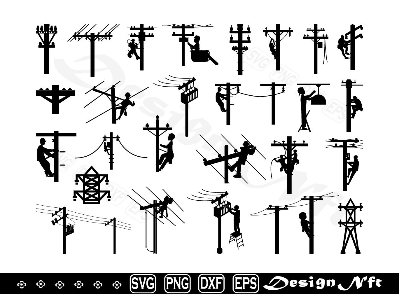 Lineman Svg, Lineman Electrician Svg, Lineman Electrician Svg, Clipart ...