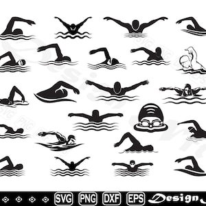 Swim SVG, Swimming SVG, File for Cricut, for Silhouette Cut Files ...