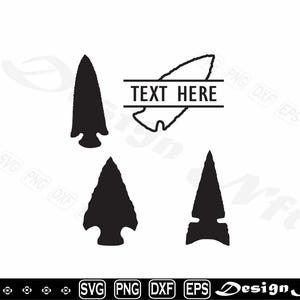 Indian Arrowhead Svg, Arrowhead Svg, Cut File for Silhouette, Eps, Dxf ...