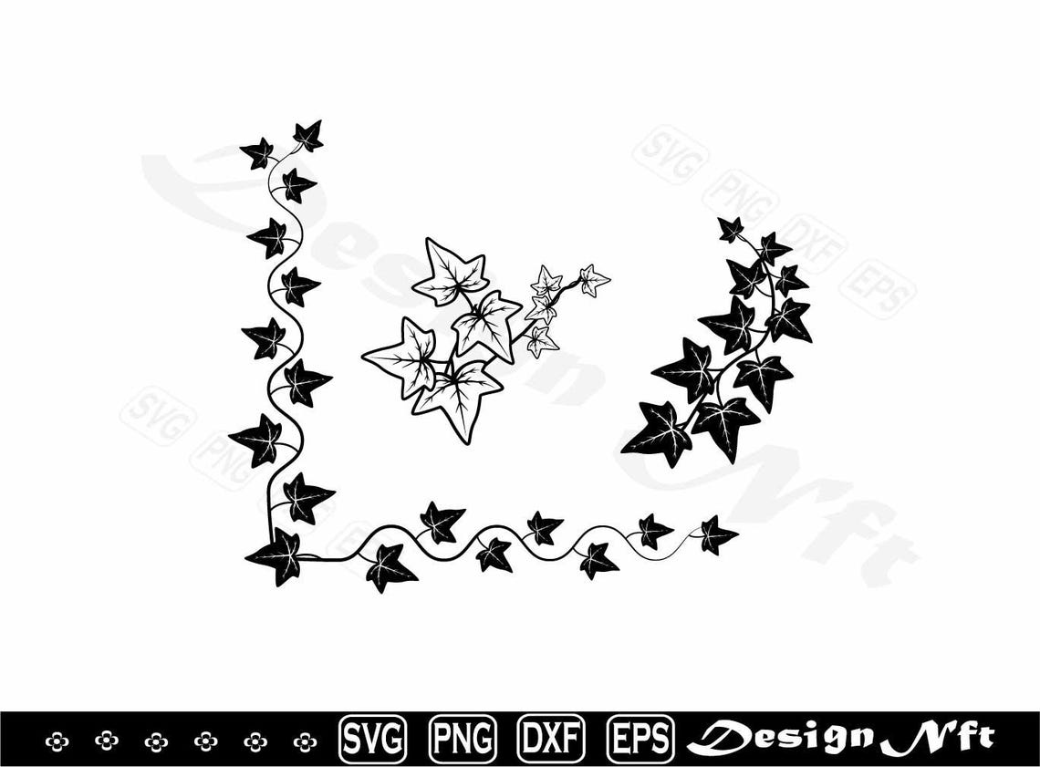 Ivy Leaf SVG, Cut File Clipart (digital Download) - Etsy Canada