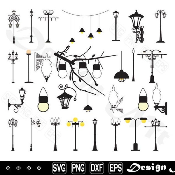 Street Lamp Post Dxf - Etsy