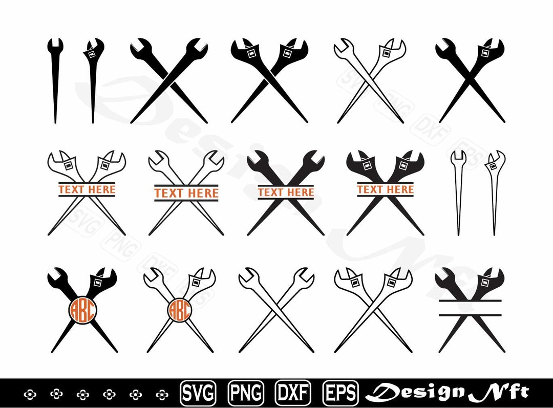 Spud Wrench Svg, Spud Svg, Wrench Svg, Clipart, Cut Files for ...