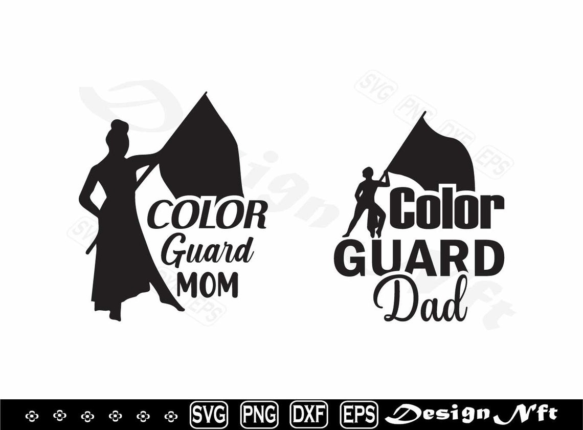 Color Guard Svg Color Guard Flags Svg Color Guard Mom Svg - Etsy