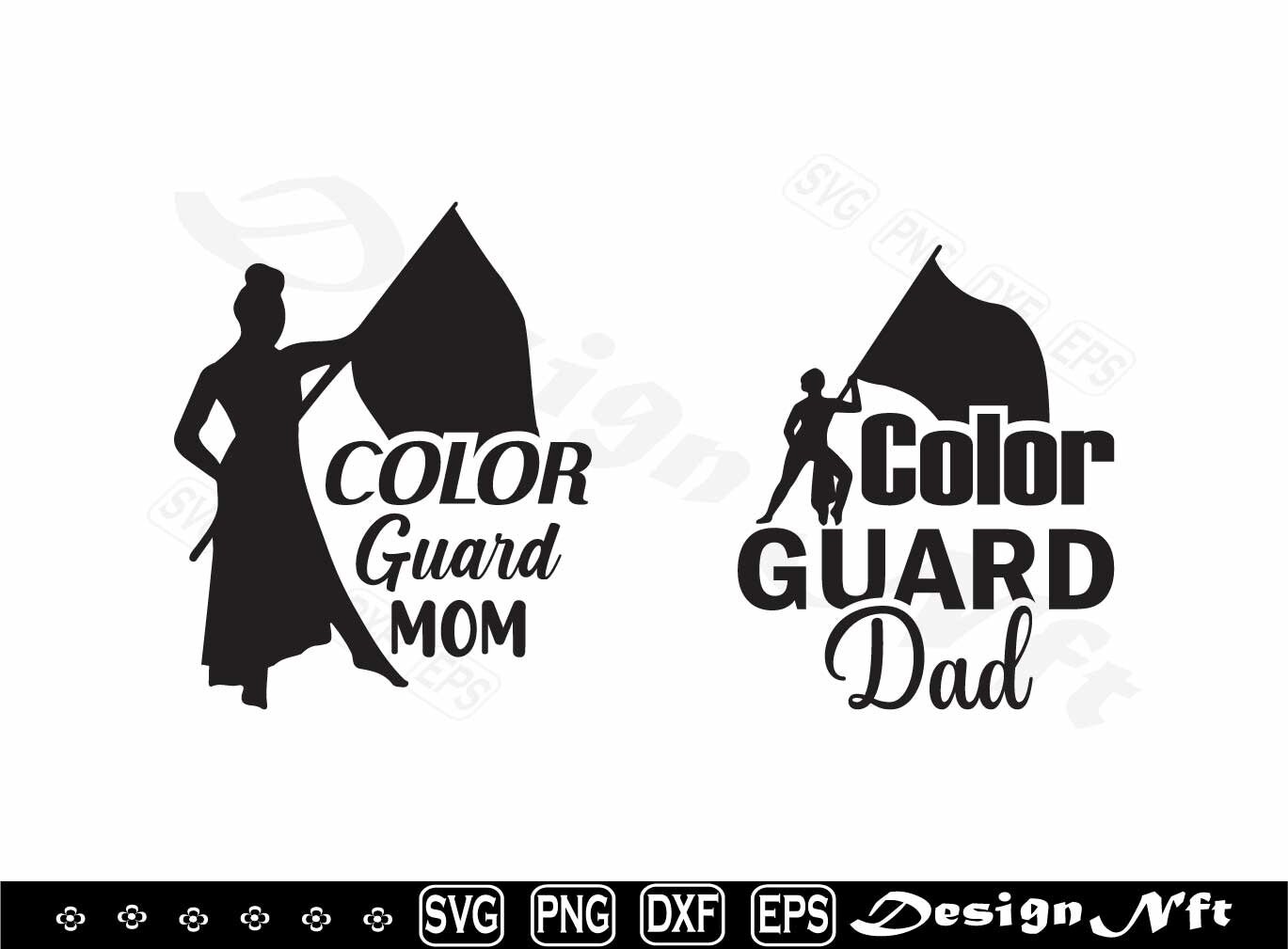 Color Guard Svg Color Guard Flags Svg Color Guard Mom Svg - Etsy