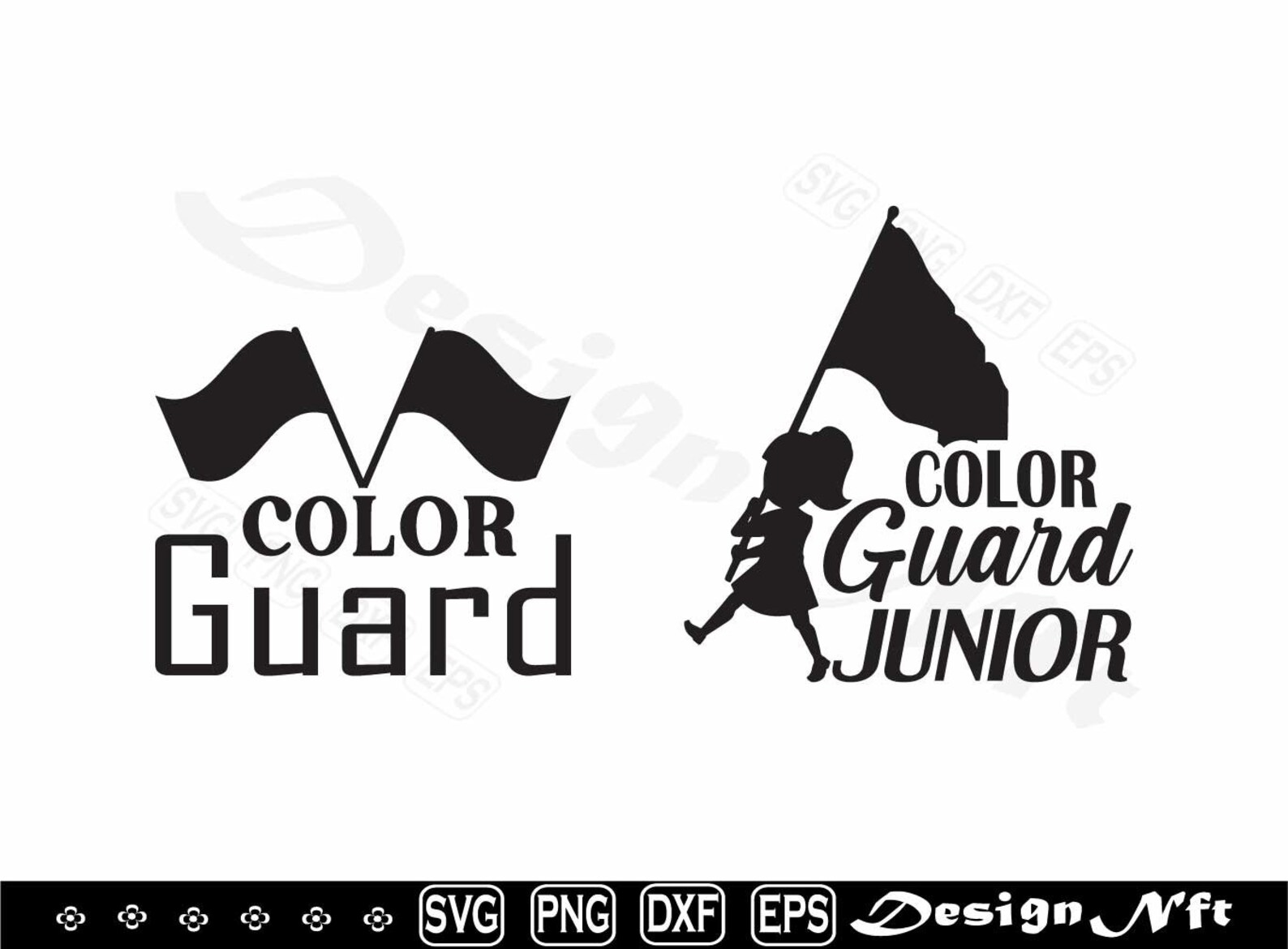 Color Guard Svg, Color Guard Flags Svg, Color Guard Mom Svg, Clipart ...