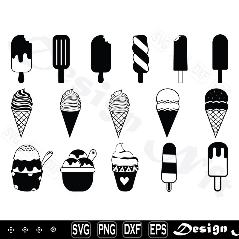 Ice Cream Svg - Etsy