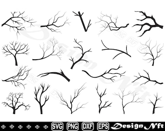 Tree Branch Svg, Clipart, Cut Files for Silhouette, Files for Cricut ...